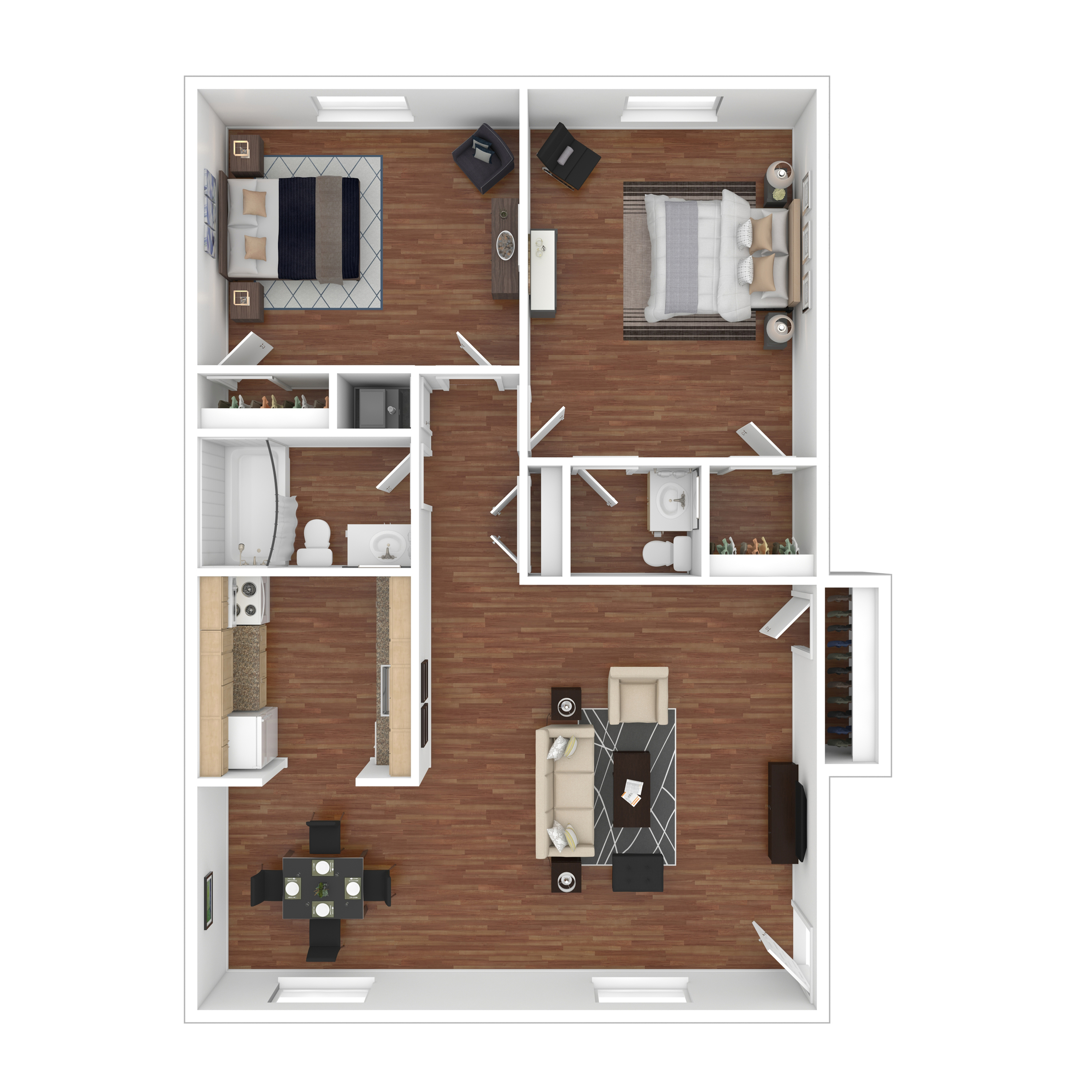 1 - 3 Bed Apartments - Check Availability | Carson Square Apartments