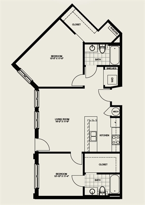 1 - 3 Bed Apartments - Check Availability | Colony Village