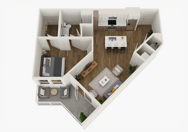 Studio - 2 Bed Apartments - Check Availability | Stella at Five Points