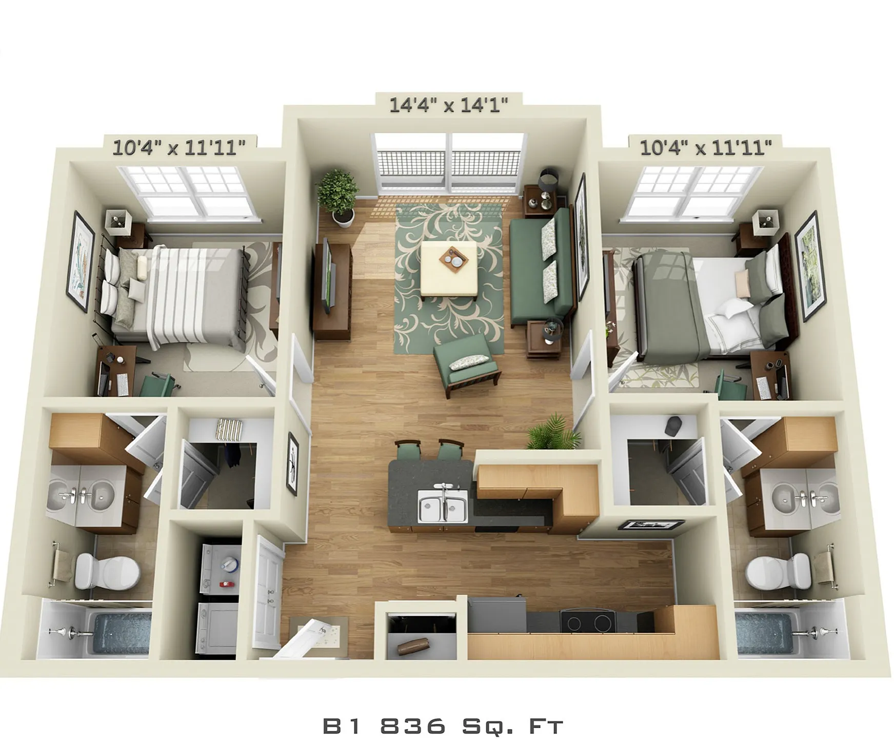 1883 at Cameron Apartment Rentals