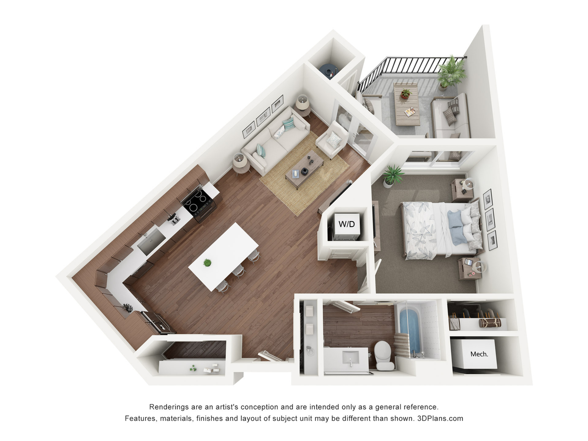 1 - 2 Bed Apartments - Check Availability | The Ivory at Woodruff II