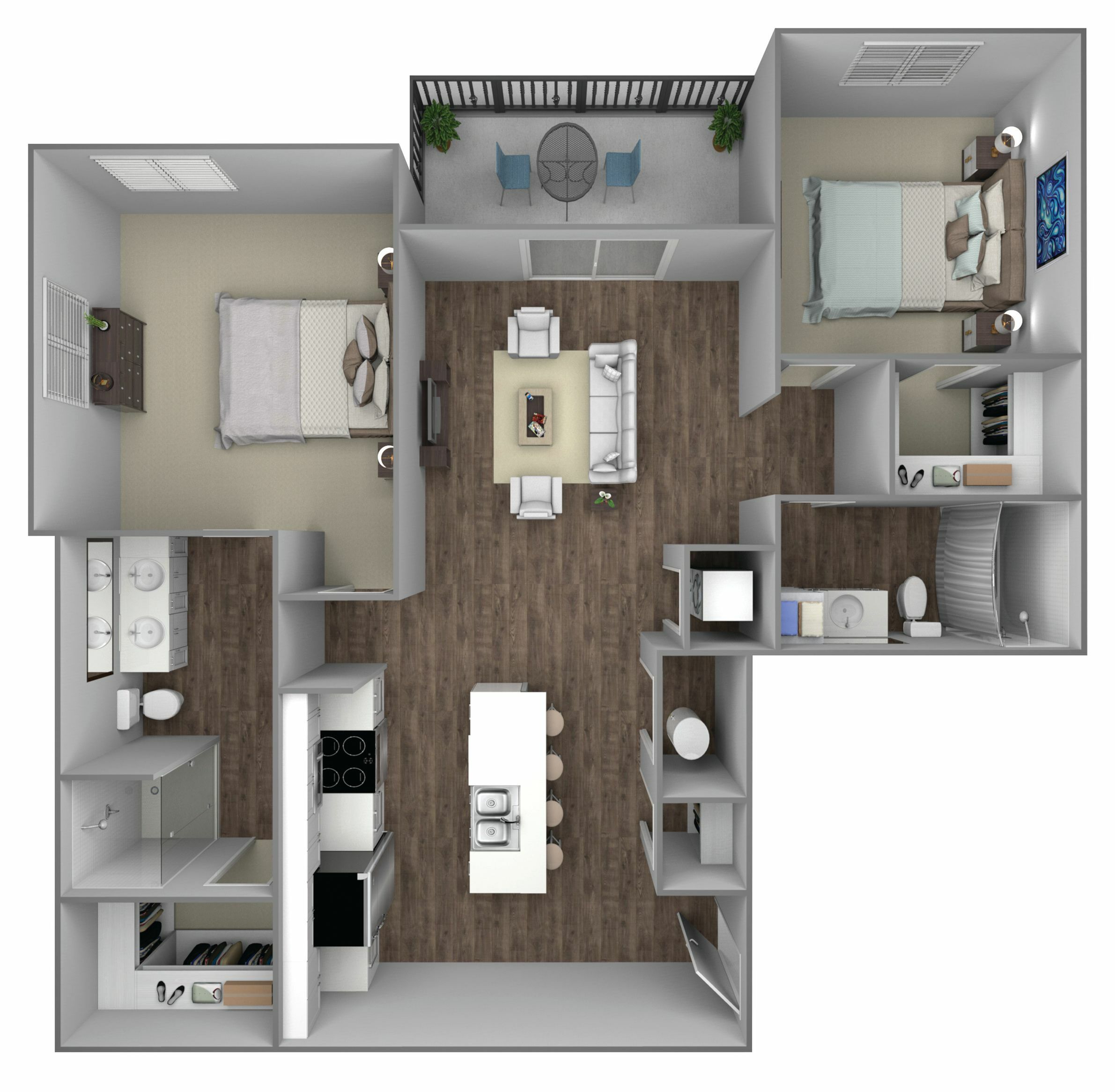 Studio - 2 Bed Apartments - Check Availability | Axis Apartments