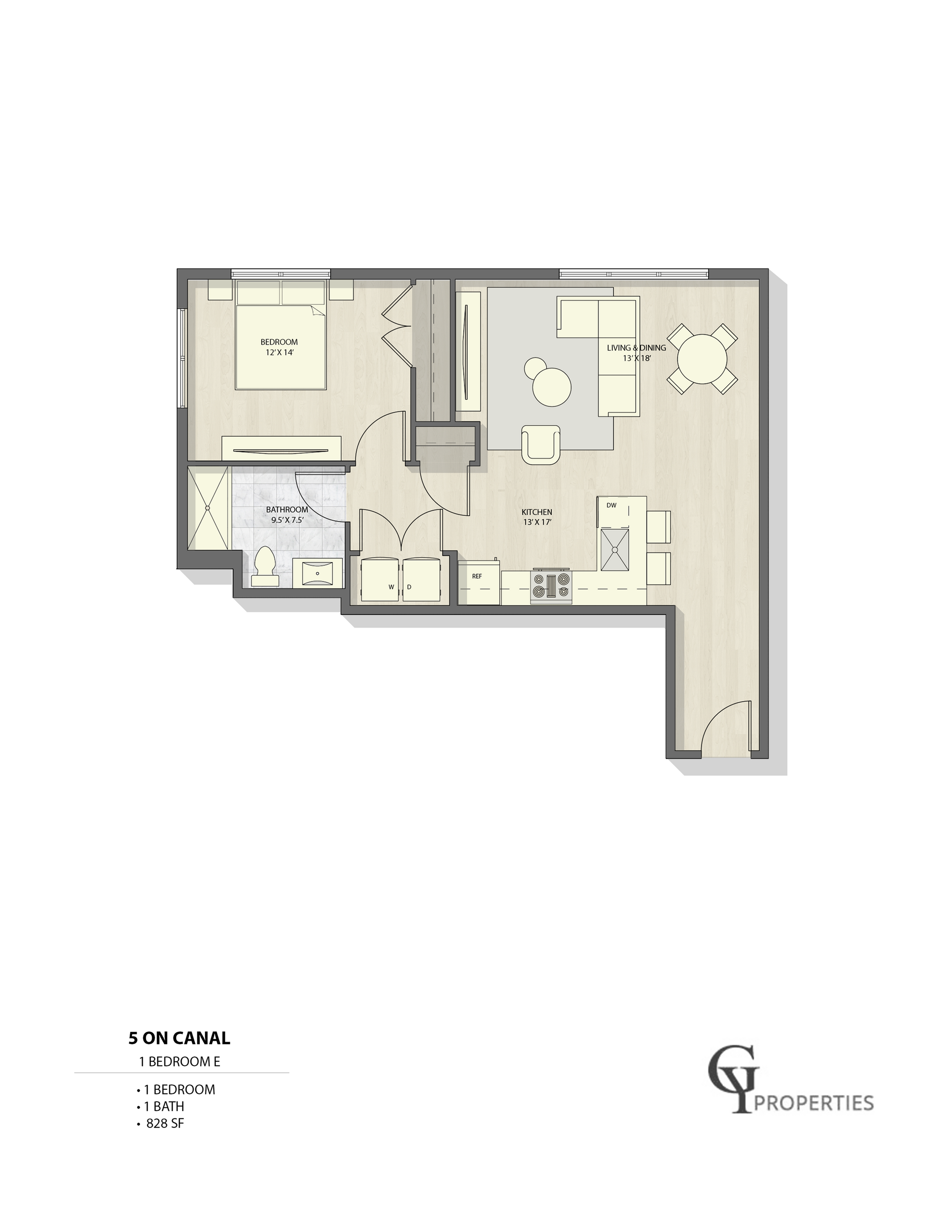 Floor Plans: Studio, 1- & 2- Bedroom Philadelphia Apartments