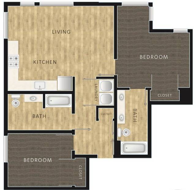 Studio - 2 Bed Apartments - Check Availability | Crescent