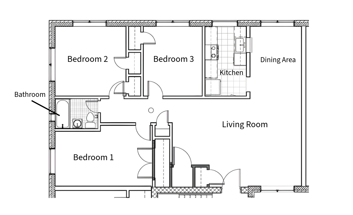 Studio - 3 Bed Apartments - Check Availability | Lacy Court