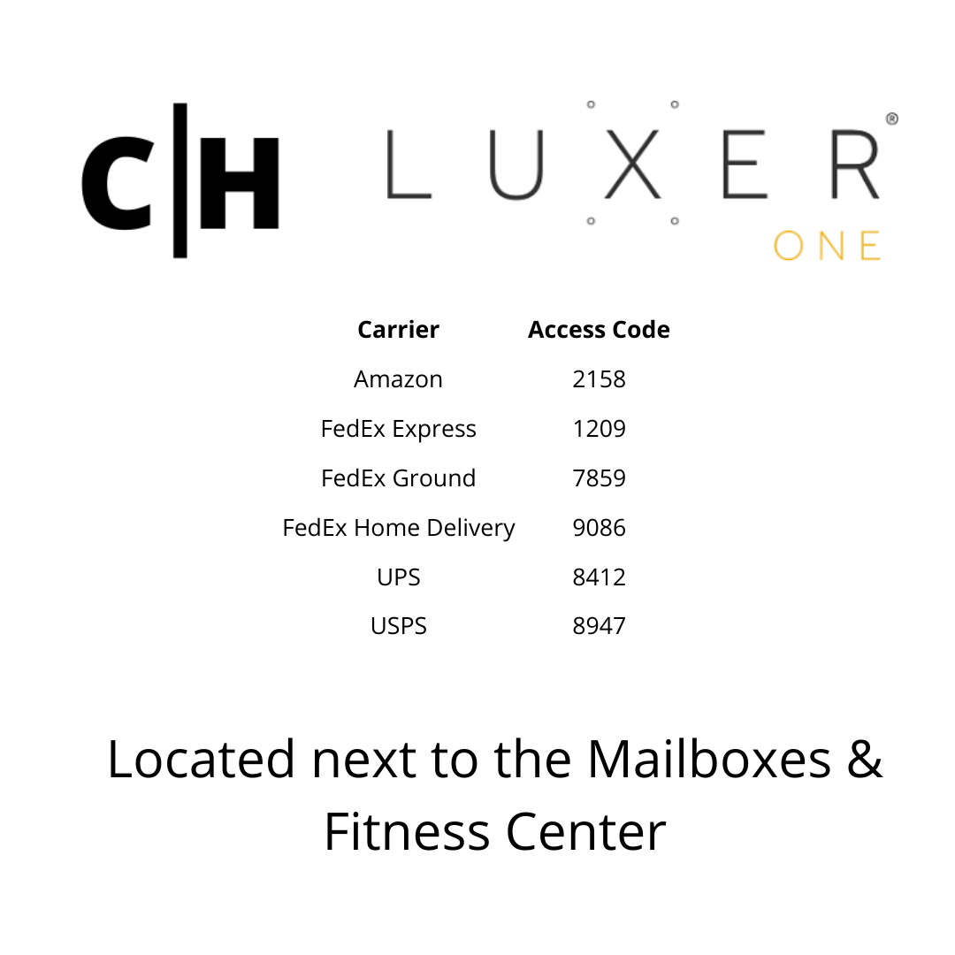 Luxer One Parcel Lockers | Now Leasing for Fall 2025 – Pet-Friendly ...