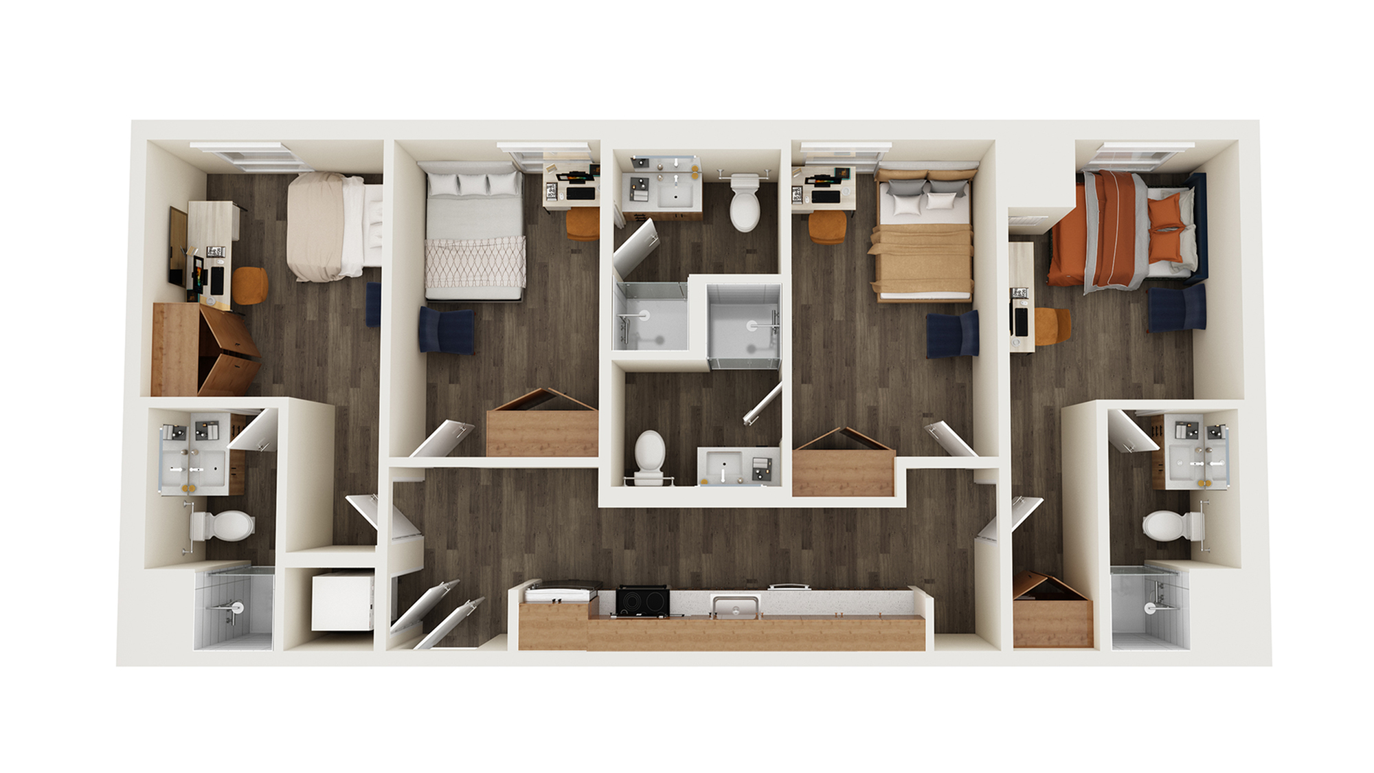4x4 Affordable | 4 Bed Apartment | Identity Dinkytown