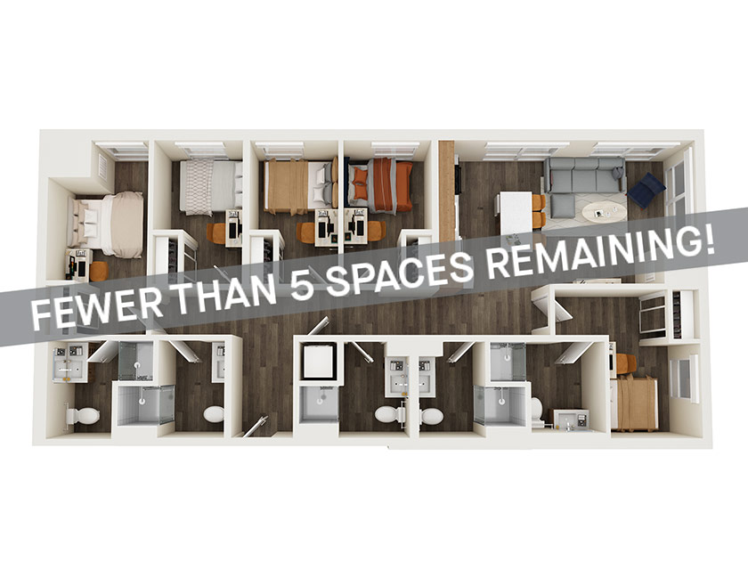 5x5 Affordable | 5 Bed Apartment | Identity Dinkytown