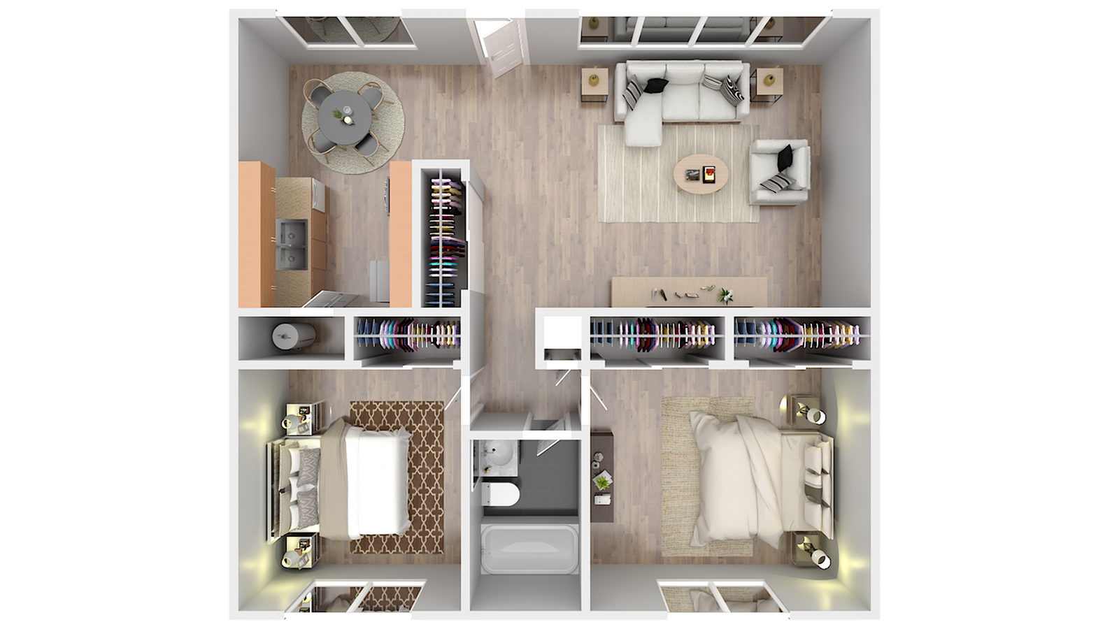 Studio - 2 Bed Apartments - Check Availability | The Thomas ...