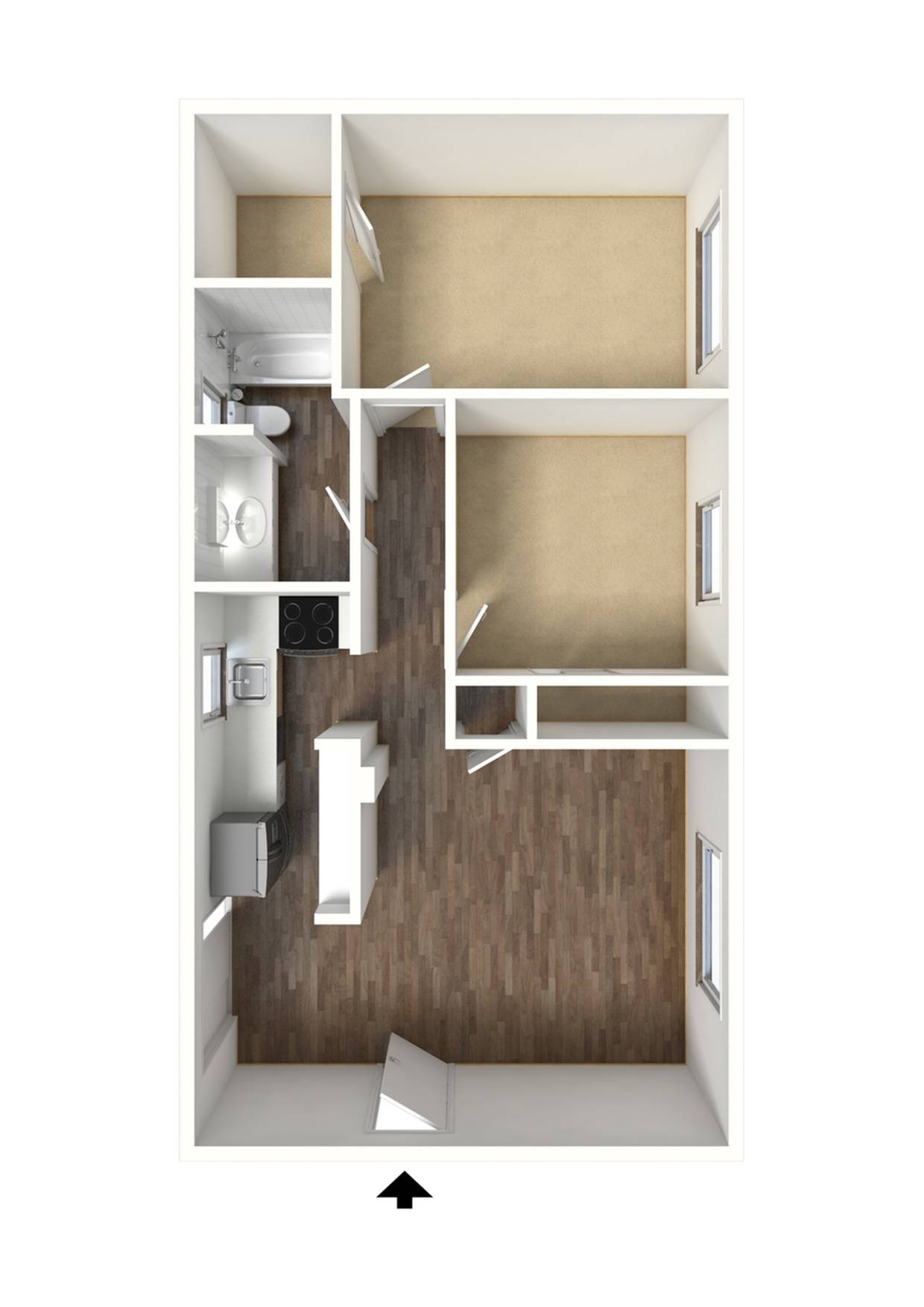 2 Bed Apartments - Check Availability | Oak Terrace (NEW)