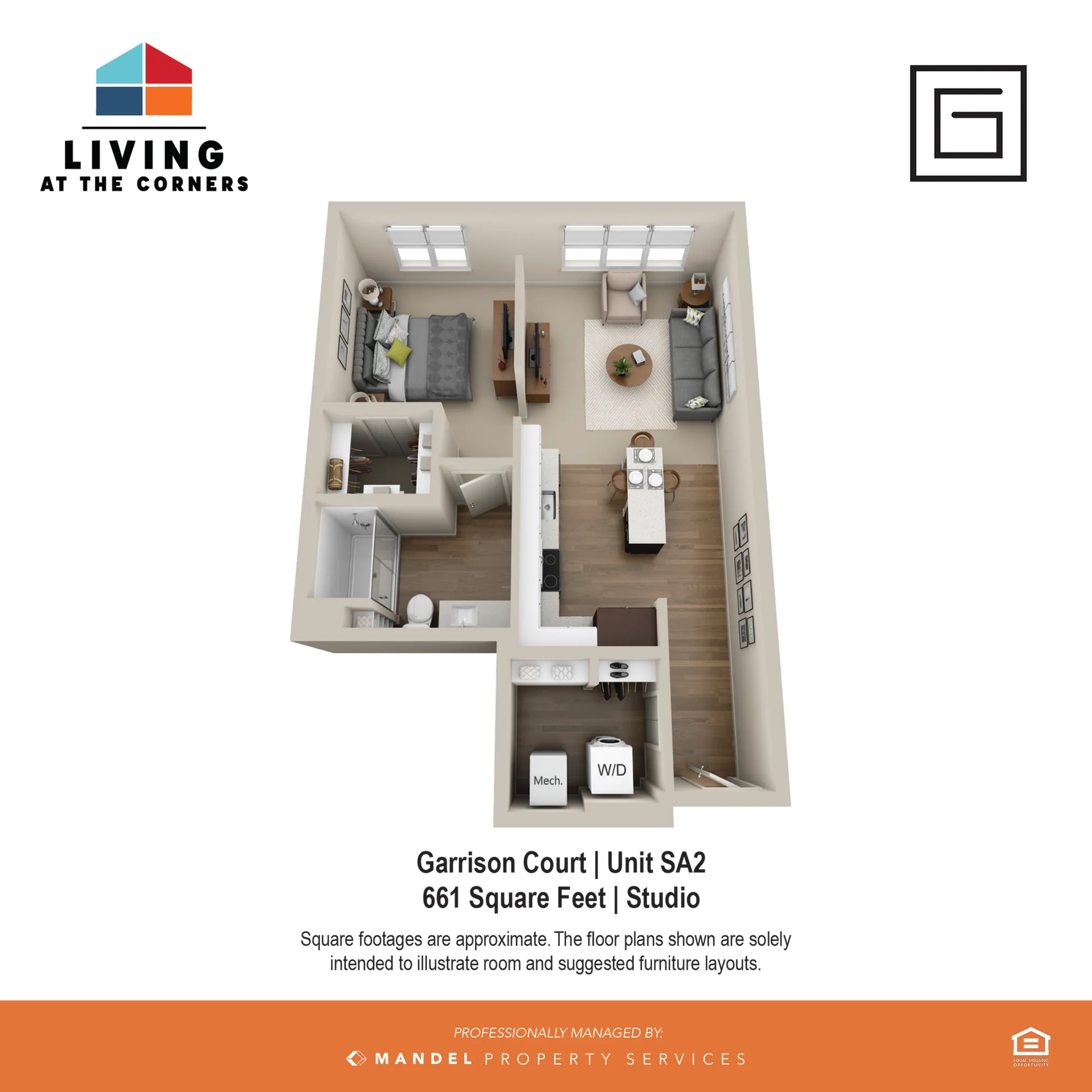 Studio - 2 Bed Apartments - Check Availability | Corners of Brookfield