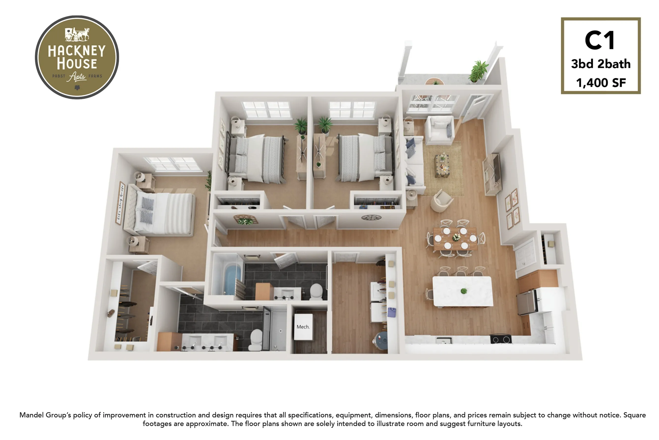 1 - 3 Bed Apartments - Check Availability | Hackney House Apartments