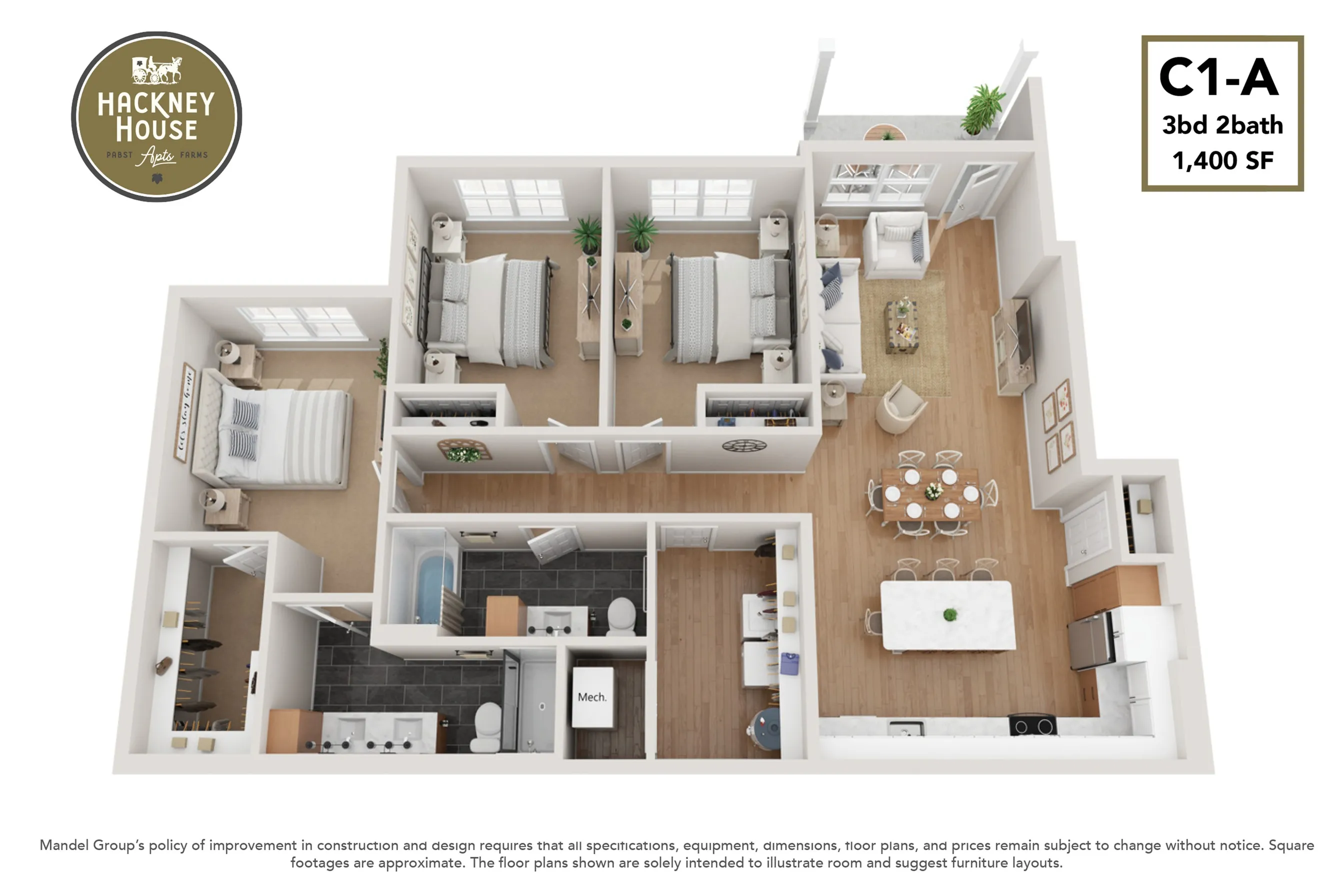 1 - 3 Bed Apartments - Check Availability | Hackney House Apartments