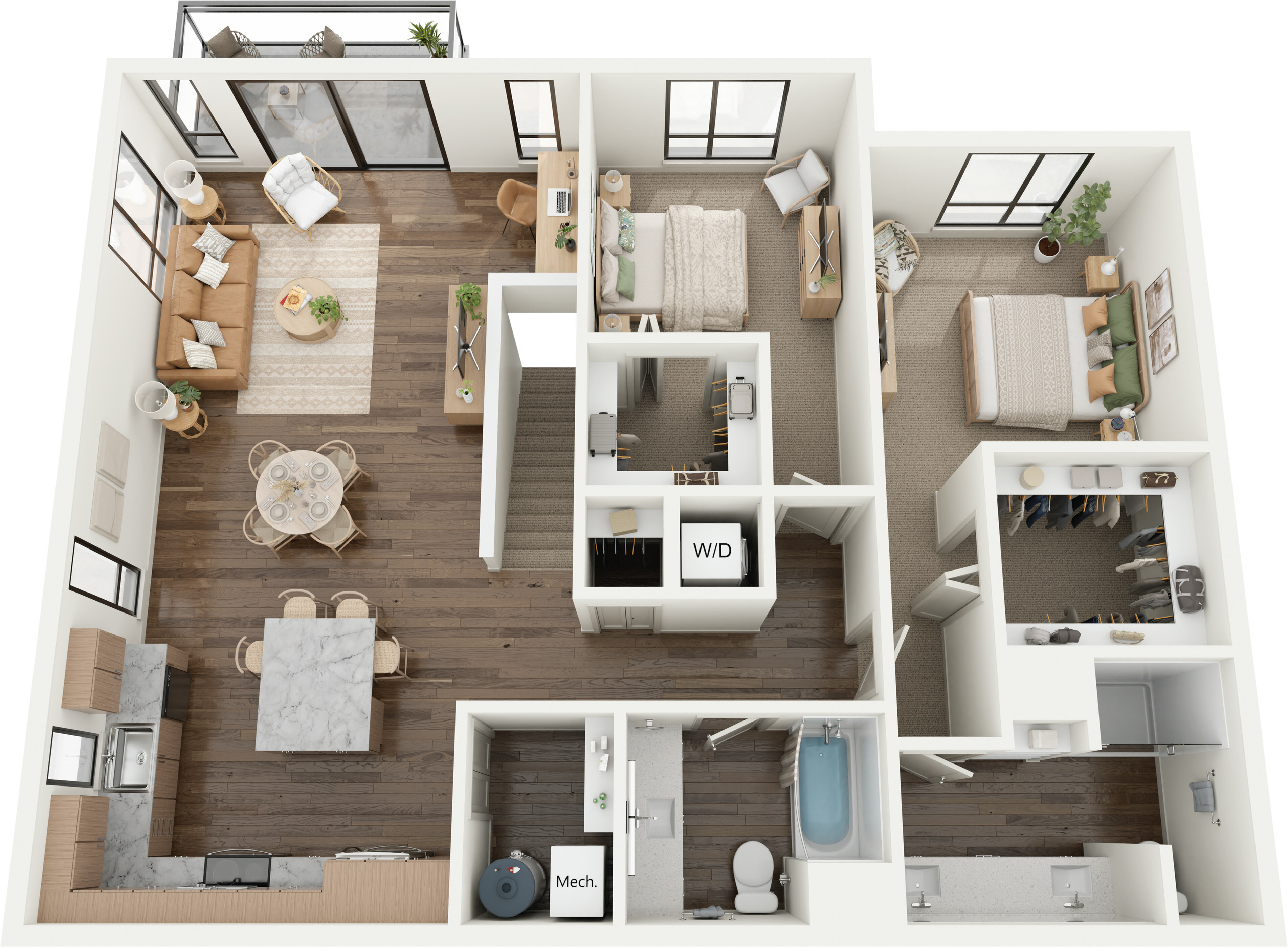 1 - 3 Bed Apartments - Check Availability | Norden Range Apartments