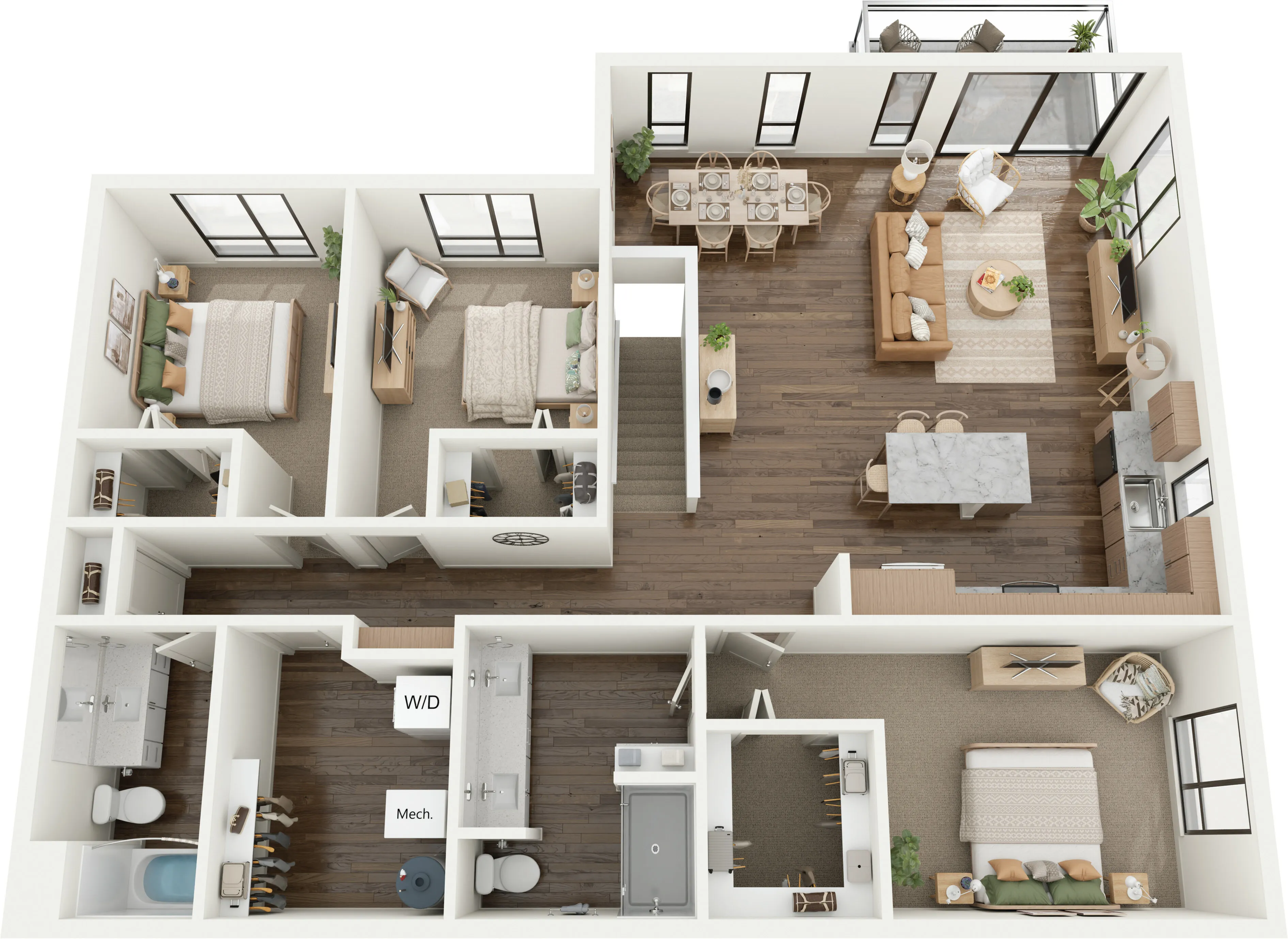 1 - 3 Bed Apartments - Check Availability | Norden Range Apartments