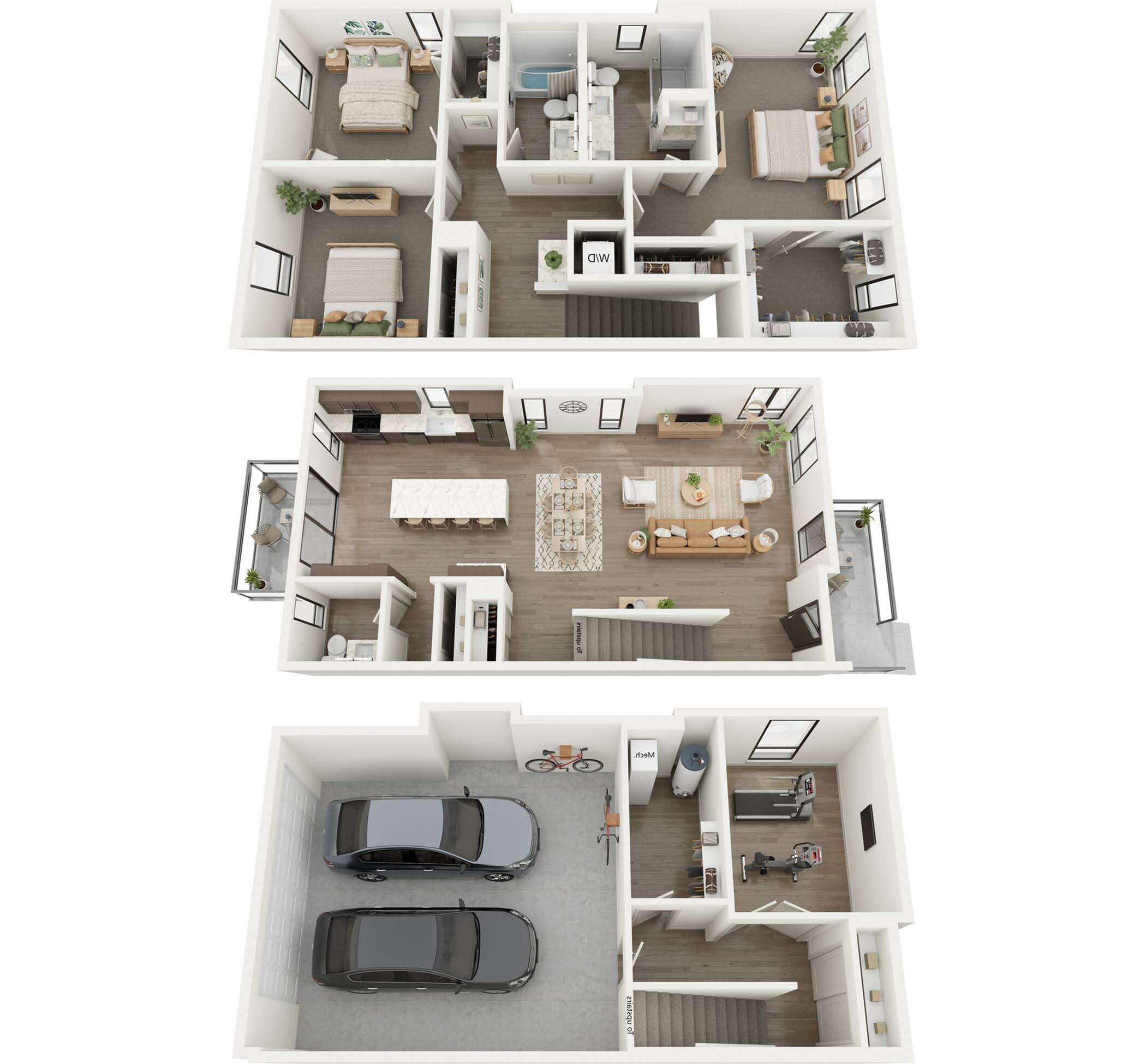 1 - 3 Bed Apartments - Check Availability | Norden Range Apartments