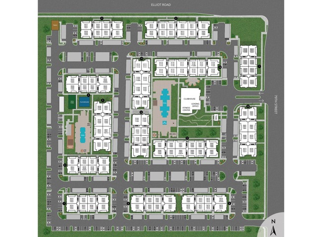Apartments in Eastmark Mesa, AZ | Acero Hawes Crossing | Map