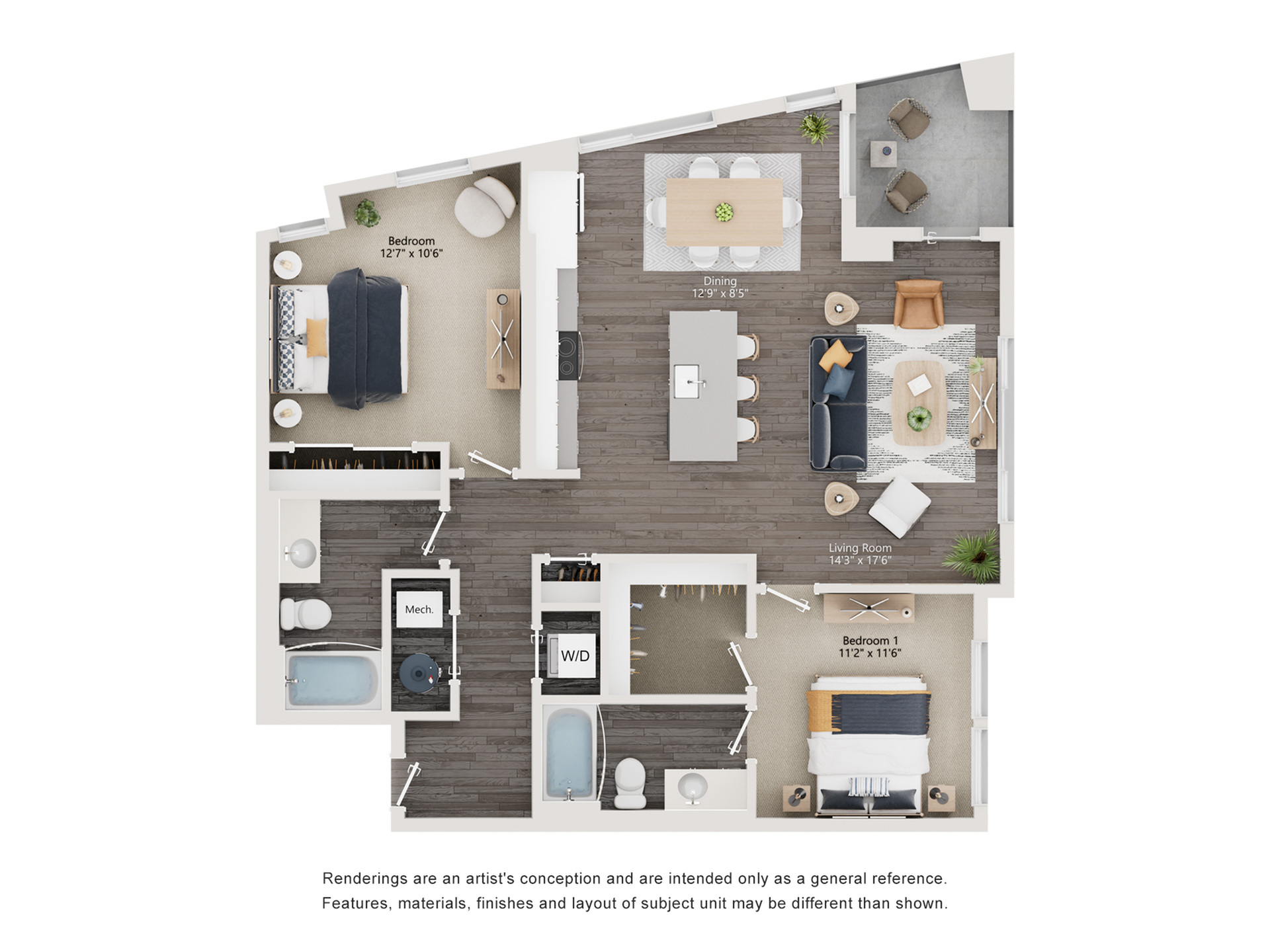 Studio - 2 Bed Apartments - Check Availability | The Richmond Apartments