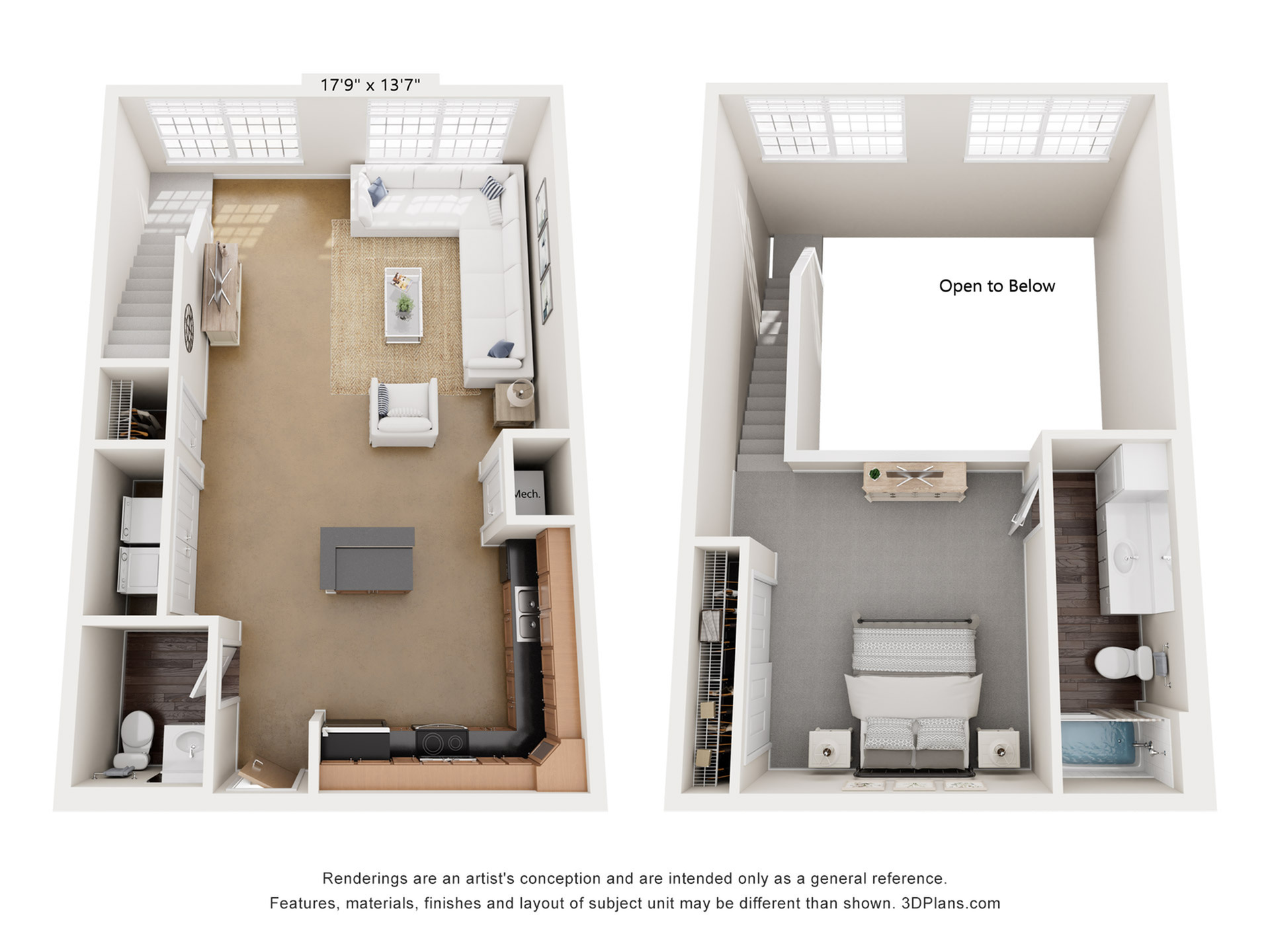 Luxurious 1 Bed 1.5 Bath in Charlotte | 754 sq ft
