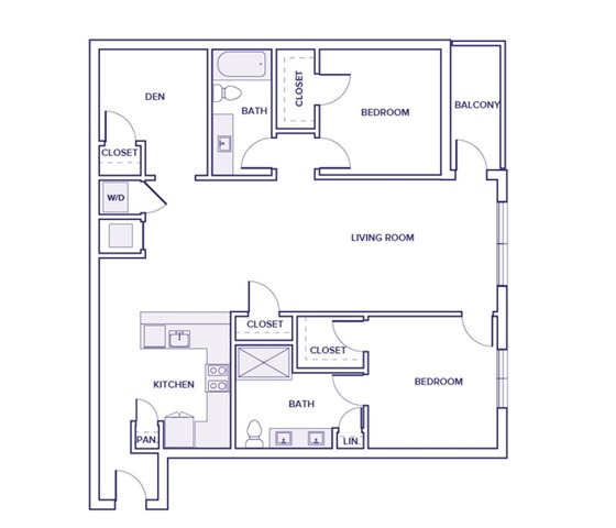 Floor Plans: Modera Apartments in Coral Springs, Florida