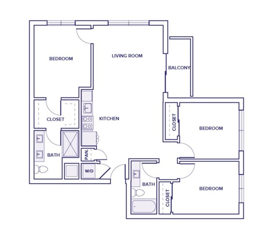 Floor Plans: Modera Apartments in Coral Springs, Florida