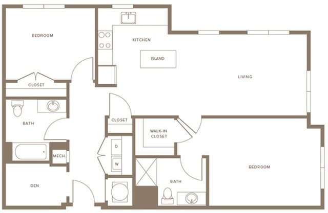 B2D | 2 Bed Apartment | Modera Natick Center