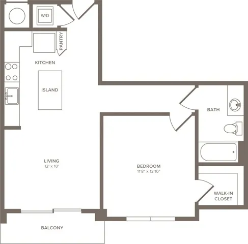 A04 | 1 Bed Apartment | Modera Edgewater