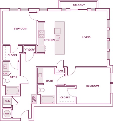 2 Bedroom Apartments | Modera Waugh