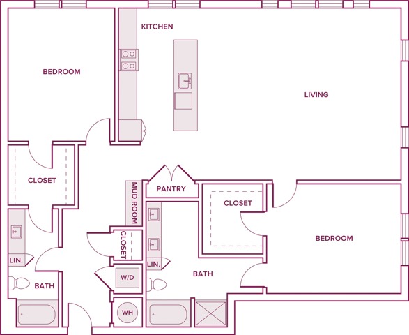 2 Bedroom Apartments | Modera Waugh