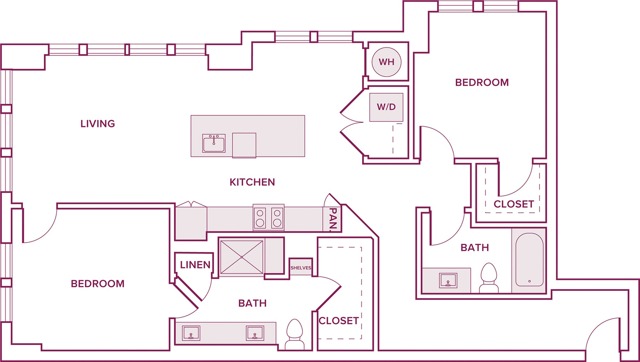 B08 | 2 Bed Apartment | Modera Waugh