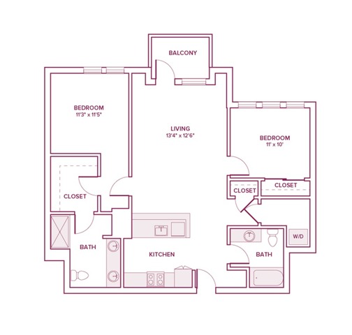 B06 | 2 Bed Apartment | Modera Raleigh Hills