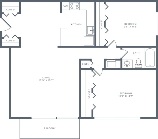B1 | 2 Bed Apartment | Alister Arlington Ridge