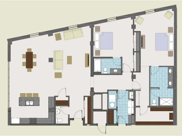 Choose Your Favorite Floor Plan at Fireproof Apartments