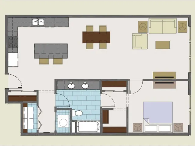 Choose Your Favorite Floor Plan at Fireproof Apartments