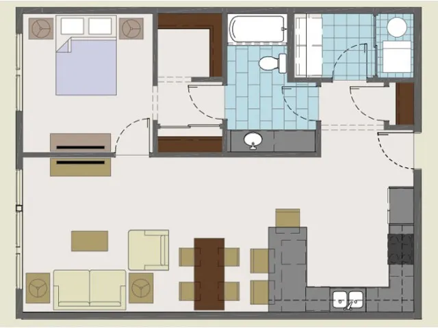 Choose Your Favorite Floor Plan at Fireproof Apartments