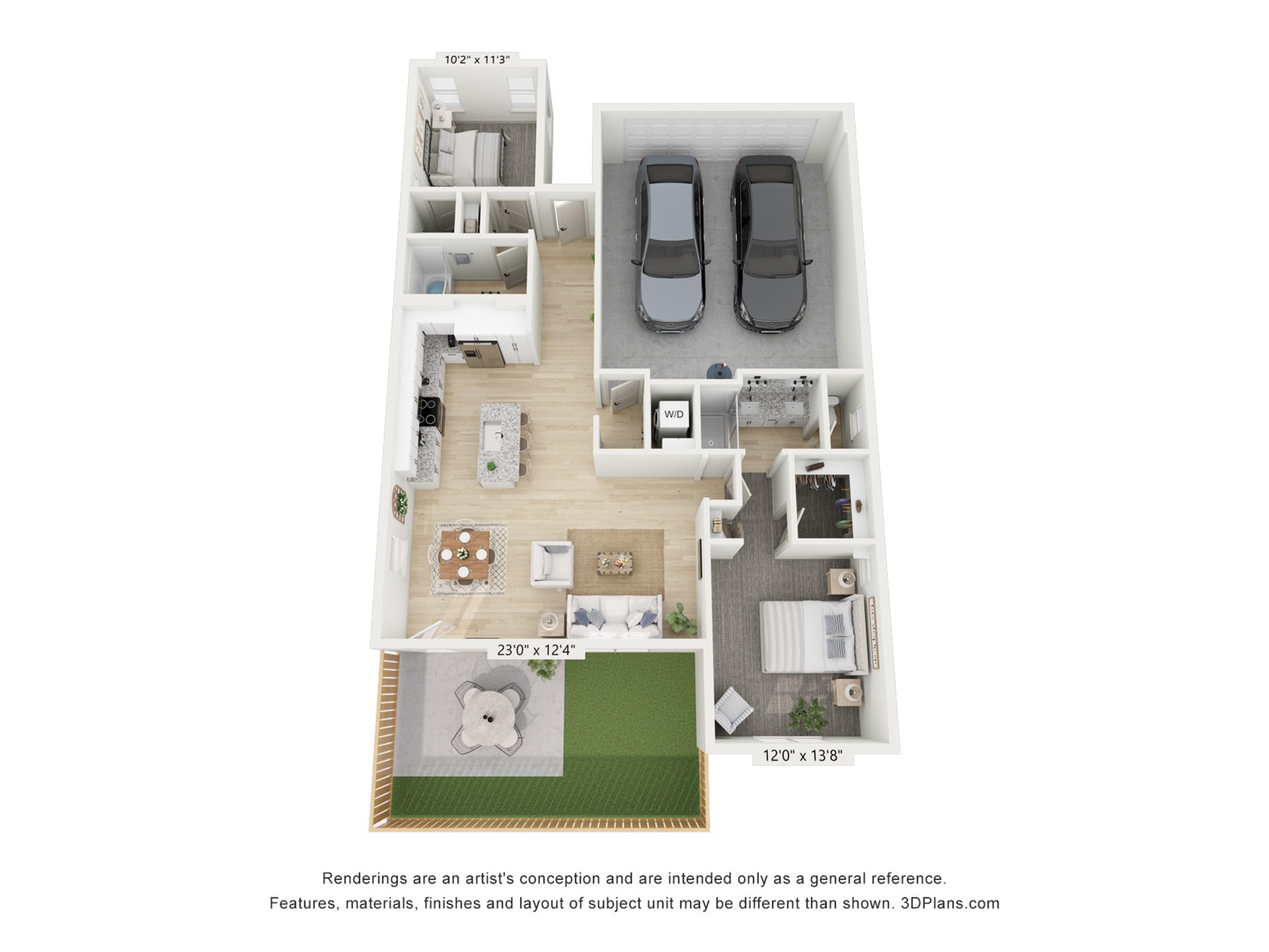 1B | 2 Bed Apartment | Inspire Homes Missouri City