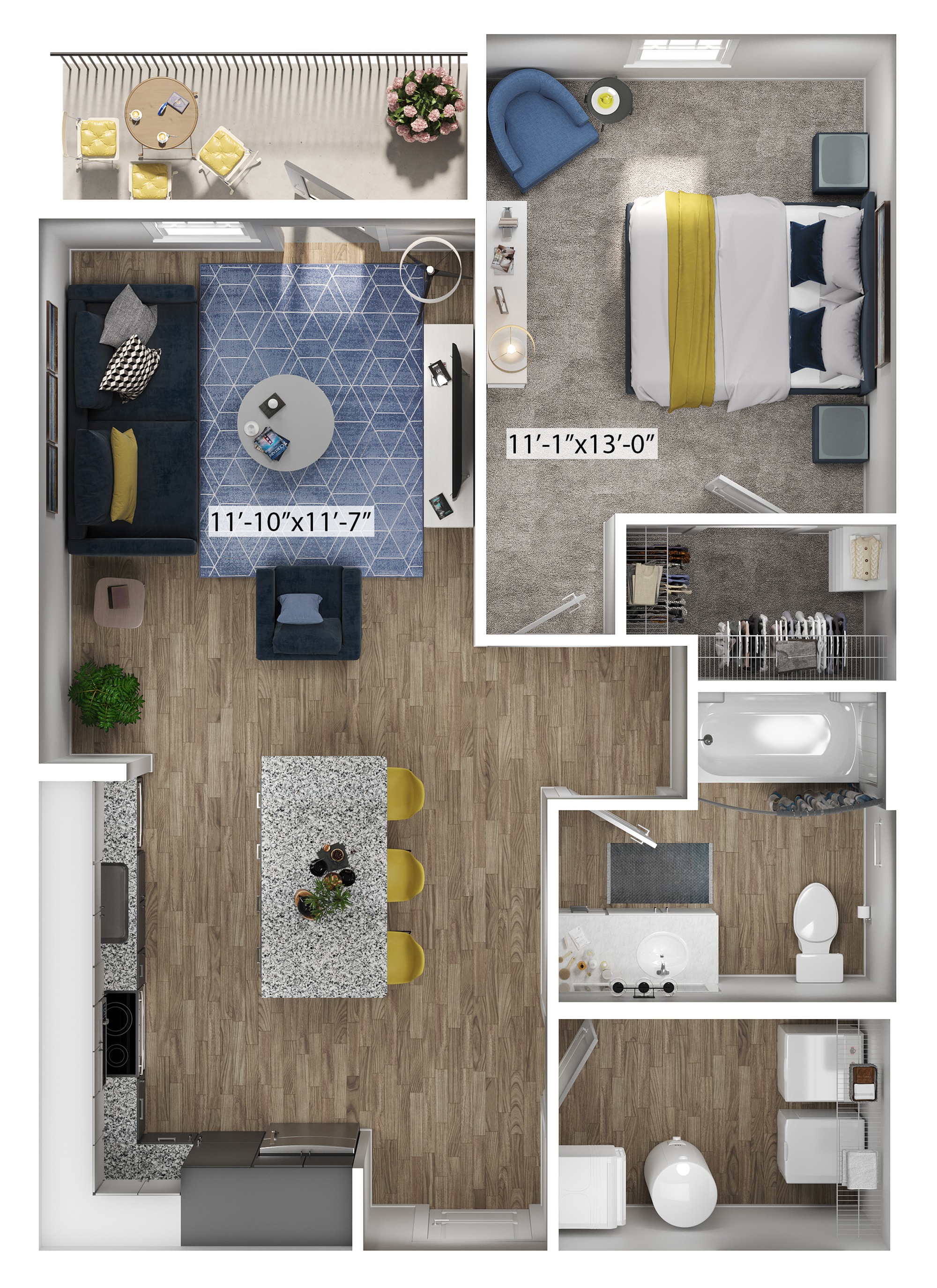 Expedition | 1 Bed Apartment | Atlas at the Loop