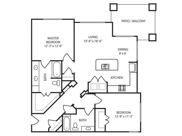 1 - 3 Bed Apartments - Check Availability | The Reserve at Sandstone ...