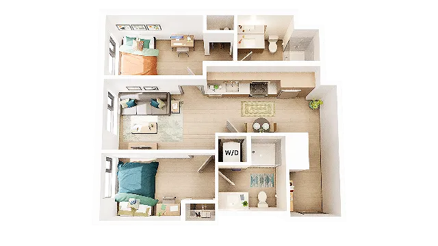 Studio, 1, 2, 3 & 4 Bedroom Apartments | The Accolade