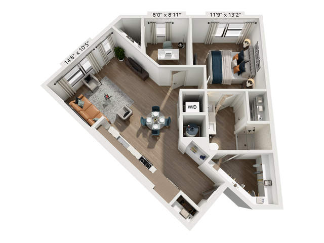 A6.1 | 1 Bed Apartment | Elan LoSo