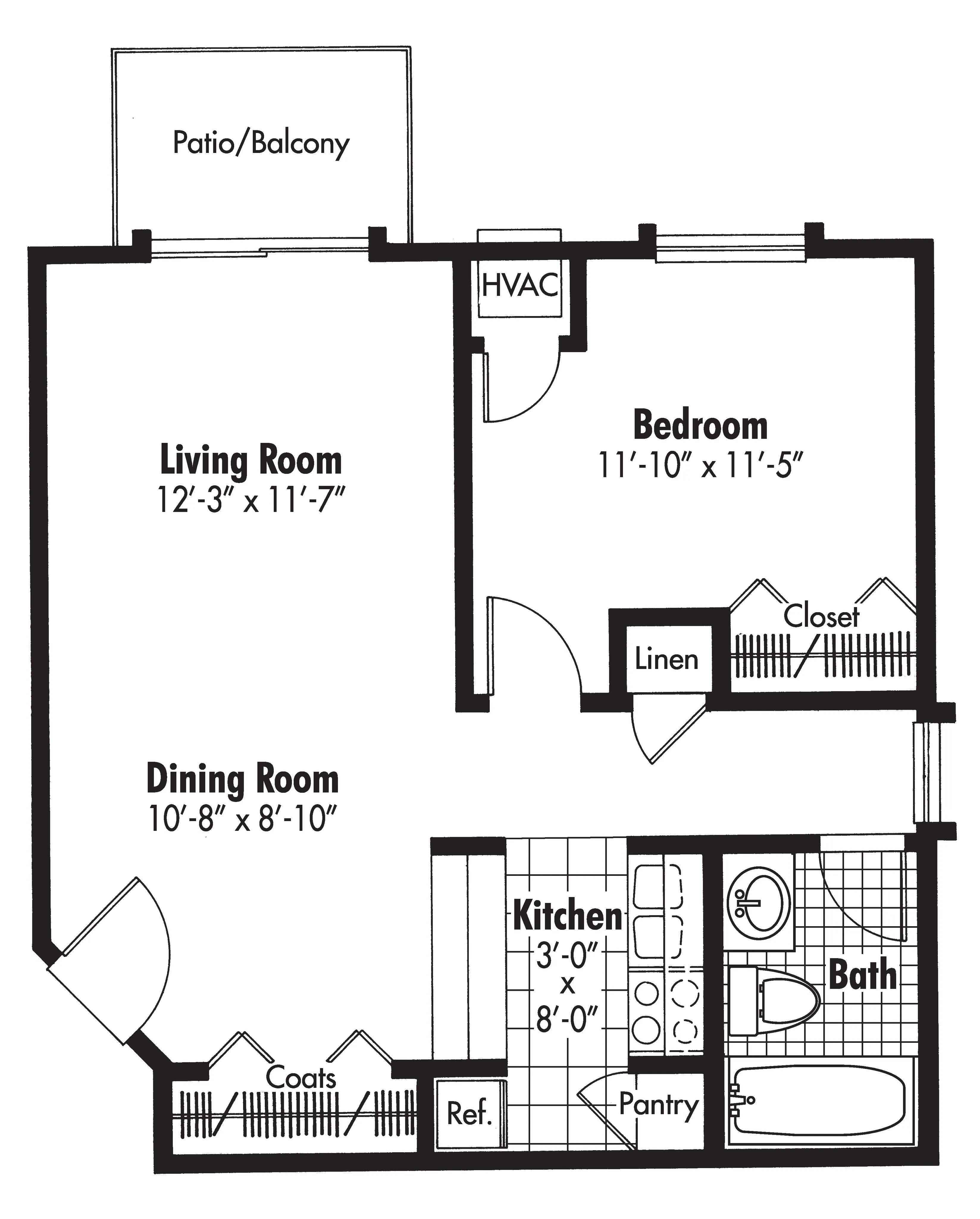1 - 2 Bed Apartments - Check Availability | Harbour Ridge Apartments