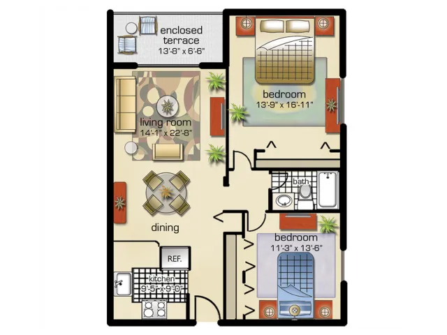 1 - 3 Bed Apartments - Check Availability | 2500 Inverrary Club Apartments