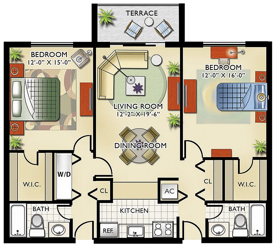 1 - 2 Bed Apartments - Check Availability | Inverrary 441 Apartments