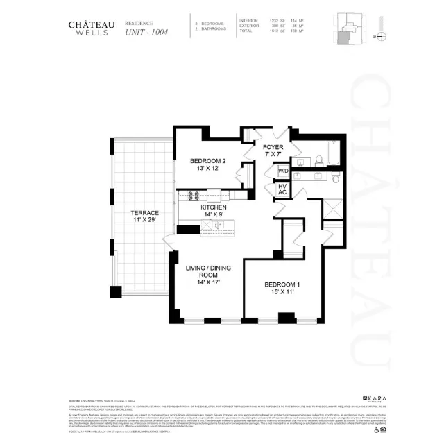1 - 3 Bed Apartments - Check Availability | Chateau on Wells