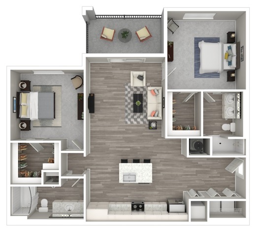 Studio - 3 Bed Apartments - Check Availability | Charlotte Commons