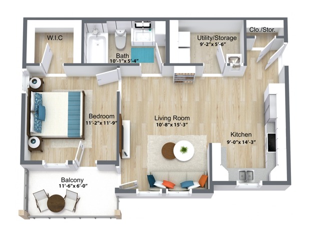 1 - 2 Bed Apartments - Check Availability | Skyline Terrace | Skyline ...