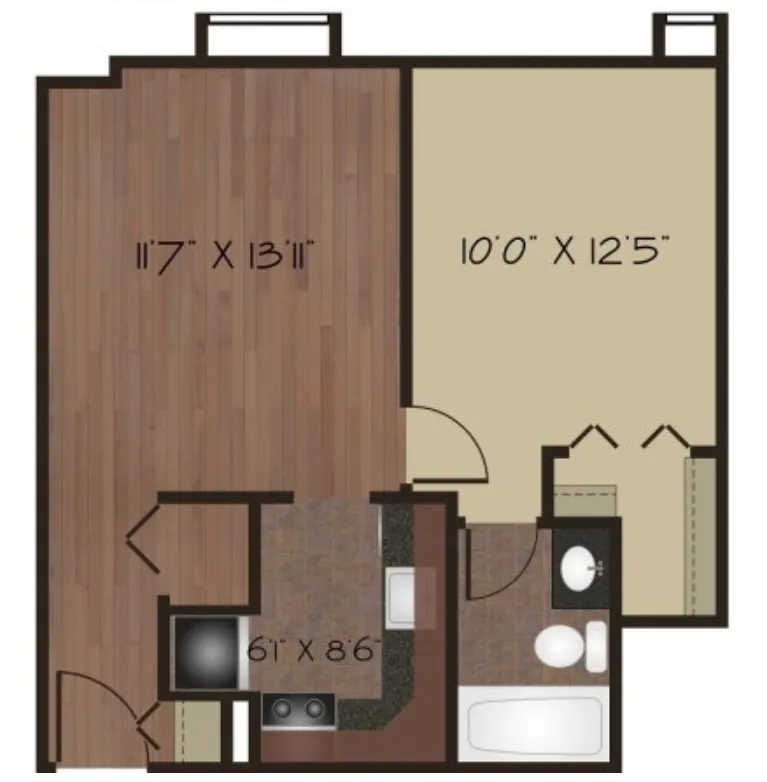 Falcon Court #10: 1 Bed 1 Bath in Pittsburgh | 465 sq ft | pittsburgh ...