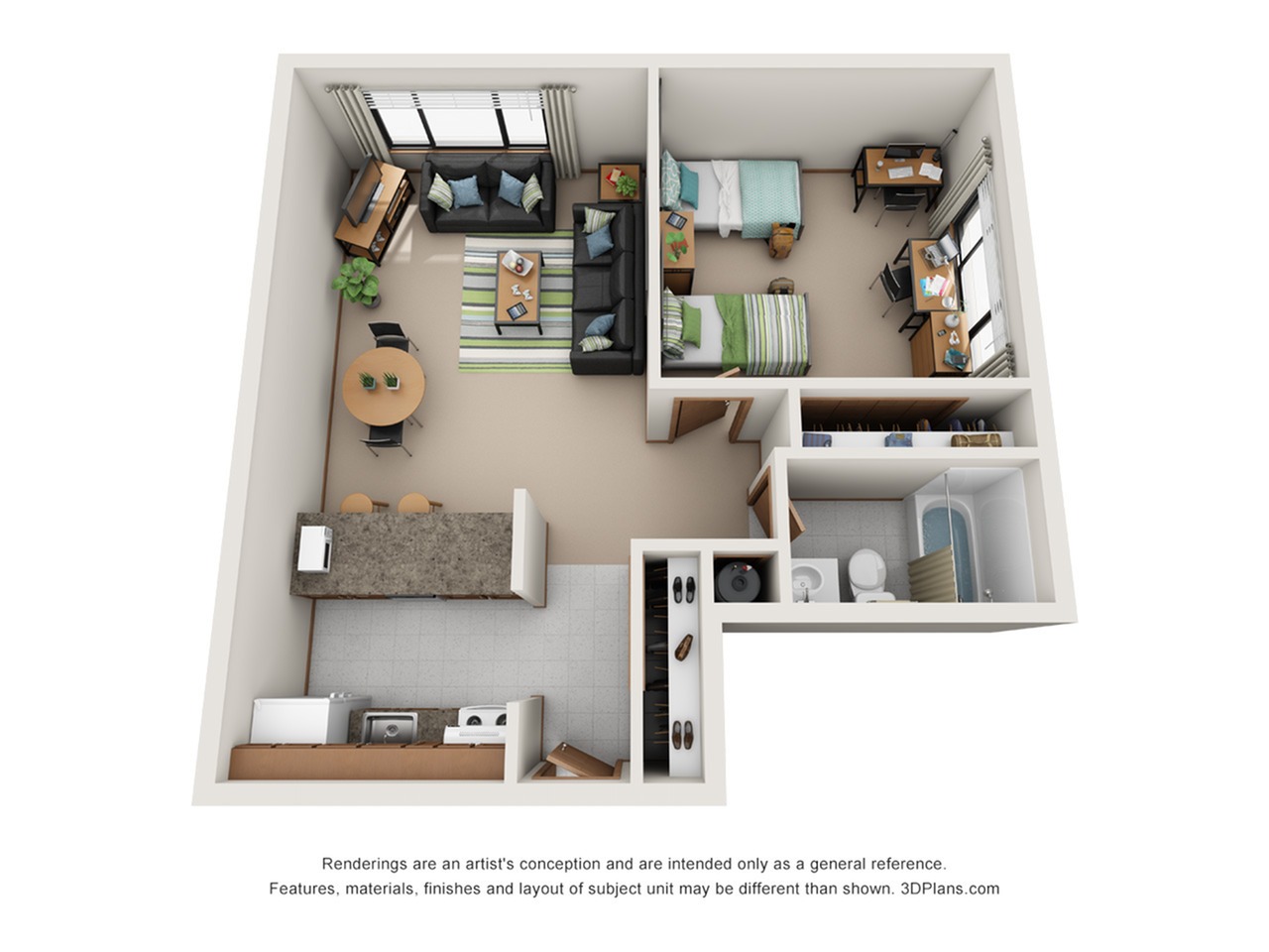Meridian on College Avenue Apartment Rentals | penn state off campus ...