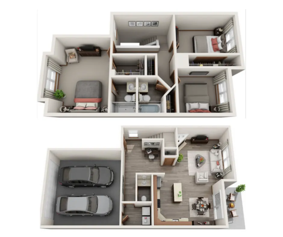 1 - 3 Bed Apartments - Check Availability | Diamond Rock Rentals