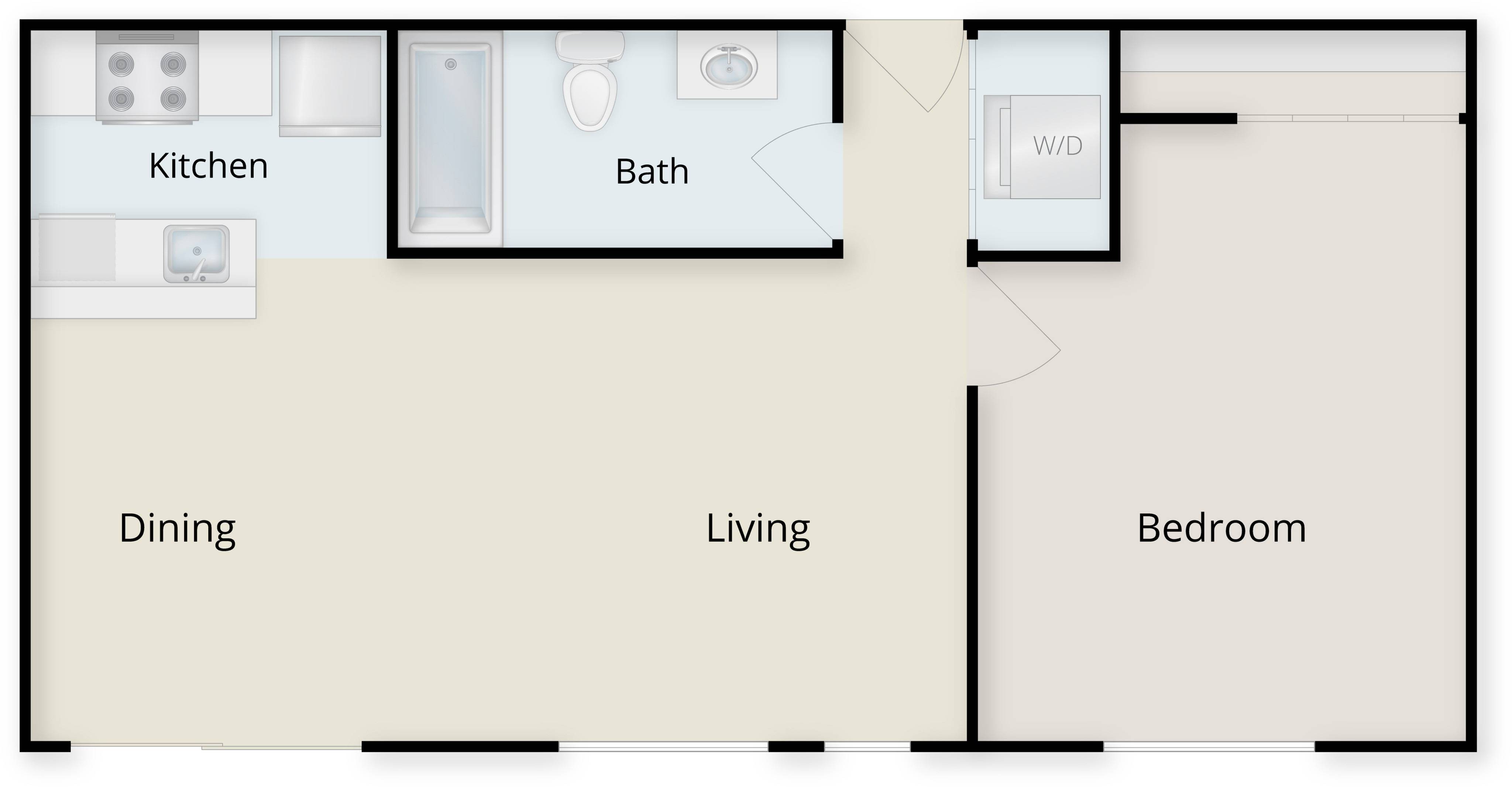 Studio - 2 Bed Apartments - Check Availability | Capitol Steps ...